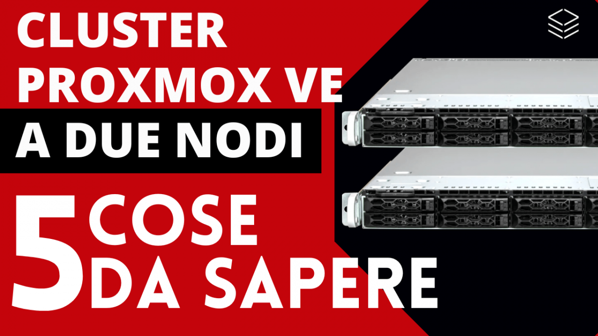 Proxmox VE: Guide sull'installazione, configurazione, cluster e ...