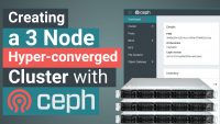 How to Create a 3 Node Hyperconverged Cluster with Ceph - CephFS